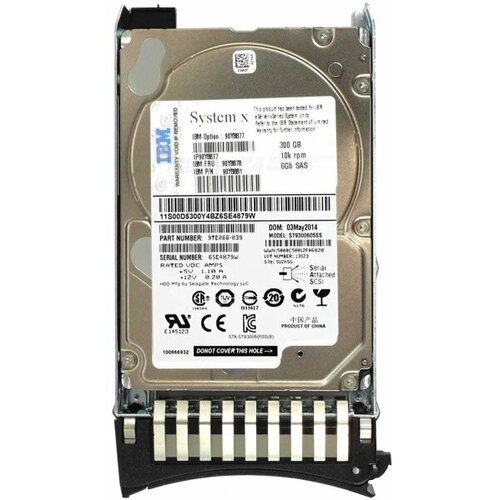 Жесткий диск IBM 9TE066-039 300Gb 10000 SAS 2,5" HDD