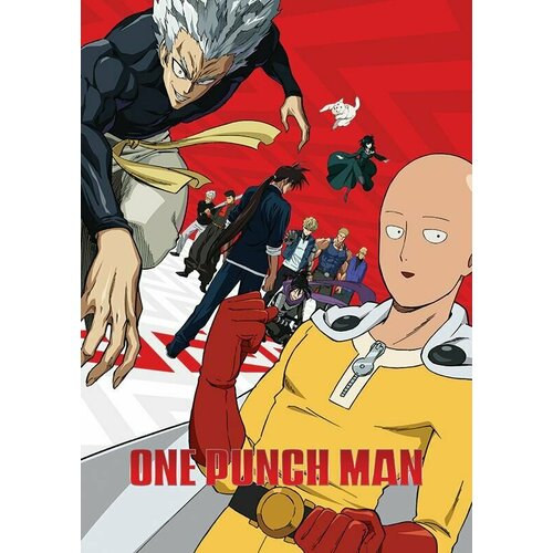 Плакат, постер на бумаге One Punch Man 5. Размер 21 х 30 см