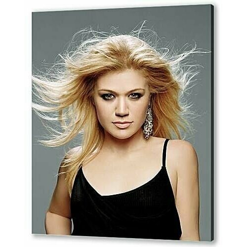 Плакат, постер на холсте Kelly Clarkson-Келли Кларксон. Размер 60 х 84 см