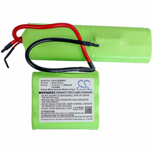 Аккумуляторная батарея CameronSino CS-ELB290VX для пылесоса AEG/ELECTROLUX ZB 2902, 2934 (900165569, 900165571, 900165573) 12V 1.3Ah Ni-Mh