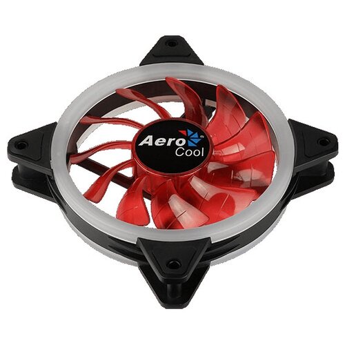 Вентилятор для корпуса AeroCool Rev, черный/красный/красная подсветка