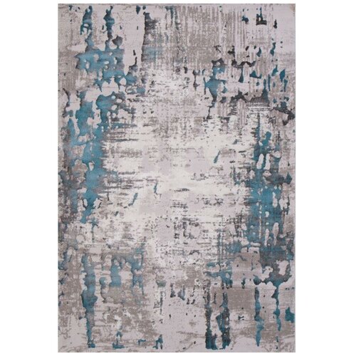 Ковер 0101TA - GREY / L.BLUE - Прямоугольник - коллекция TEMPO 1.60x2.30