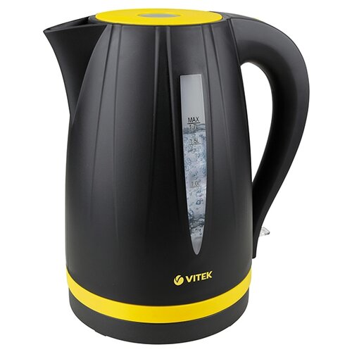 Чайник VITEK VT-1168, черный/желтый