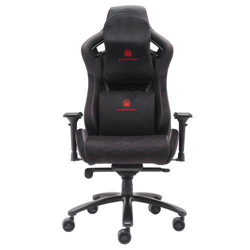 Компьютерное кресло Everprof Puma игровое, обивка: искусственная кожа/текстиль, цвет: черный