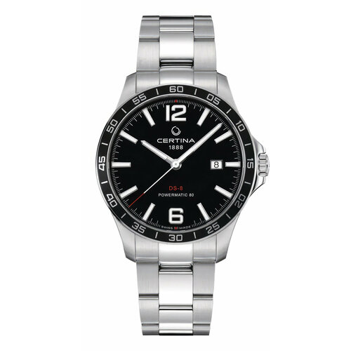 Наручные часы Certina DS-8 C0338071105700, черный, серебряный
