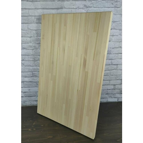 Столешница деревянная для стола, без шлифовки и покраски, 110х60х4 см