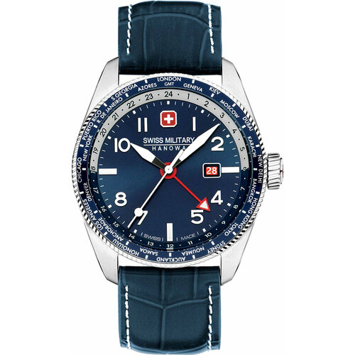 Наручные часы Swiss Military Hanowa Air SMWGB0000505, серебряный, синий