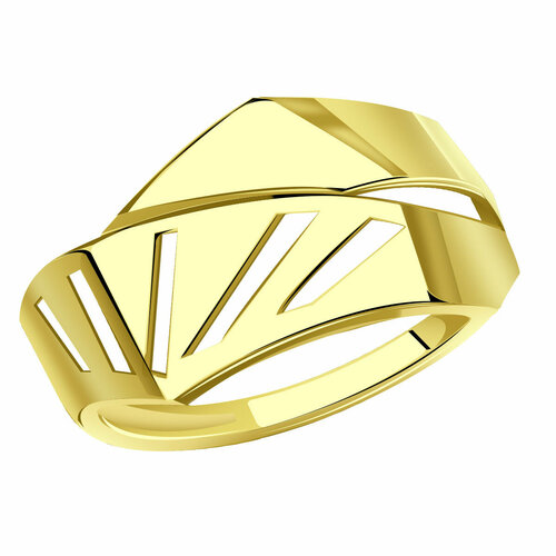Кольцо АЛЕКСАНДРА, золото, 585 проба, размер 19.5