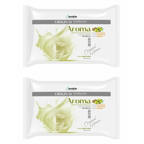 ANSKIN Original Маска для лица Aroma Modeling Mask запасной блок 240гр - 2 штуки