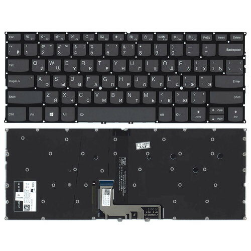 Клавиатура для ноутбука Lenovo Yoga C940-14IIL черная