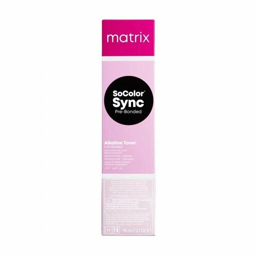 Matrix Крем-краска без аммиака SoColor Sync Pre-Bonded №7VA, средний блондин перламутрово-пепельный, 90 мл