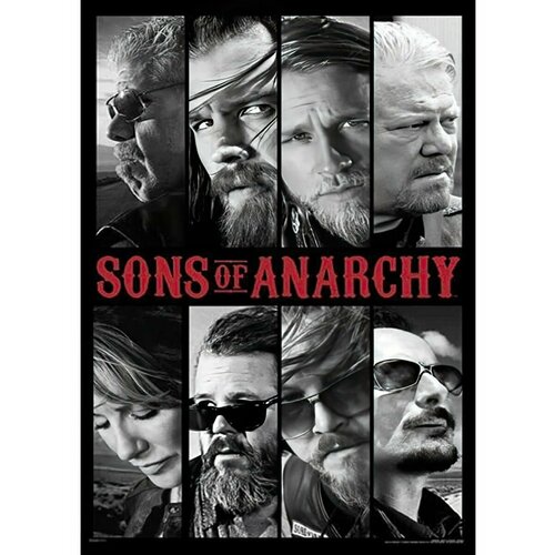 Плакат Сыны анархии по мотивам сериала 32 х 45 см