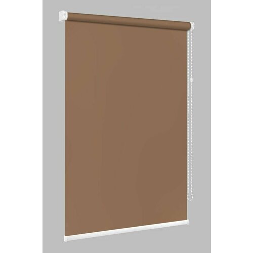 Рулонные шторы Люкс коричневый 43х155 см