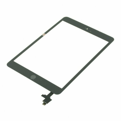 Тачскрин для Apple iPad mini / iPad mini 2 Retina + шлейф под коннектор (с разъемом) + кнопка Home, черный