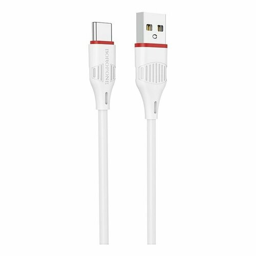 Дата-кабель Borofone BX17 USB-Type-C, 1 м, белый
