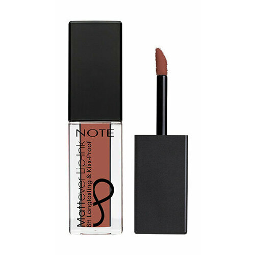 Жидкая матовая помада-тинт 5 Toffee Brack Note Mattever Lip-Ink