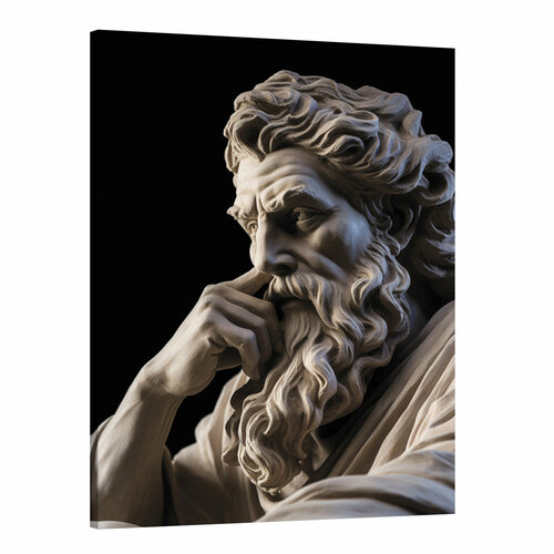 Интерьерная картина 50х70 "Греческий бог"