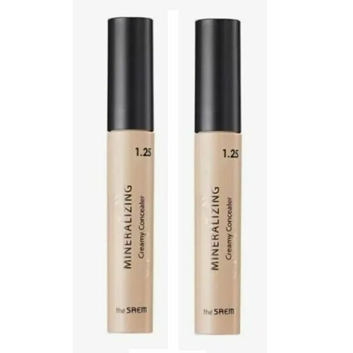 THE SAEM Консилер Mineralizing Creamy Concealer, тон 1.25 Creamlatte, 4мл - 2 штуки
