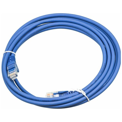 Патч-корд Lanmaster LAN-PC45 RJ-45 (m) - RJ-45 (m) CAT5e U/UTP, 3 м, 1 шт., синий