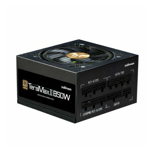 Zalman БП ZM850-TMX2 <850W, ATX v3.0 GEN 5.0, EPS, APFC, 12cm Fan, FCM, 80+ GOLD, Retail>