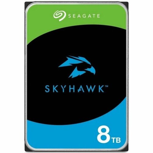 Жесткий диск 3.5" Seagate SkyHawk 8 ТБ, SATA III, 256 Mb, 7200rpm (ST8000VX010)