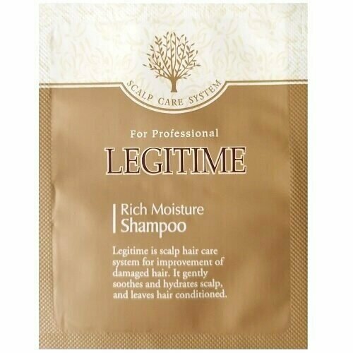 Шампунь увлажняющий от перхоти (пробник) Welcos Legitime Rich Moisture Shampoo 6g