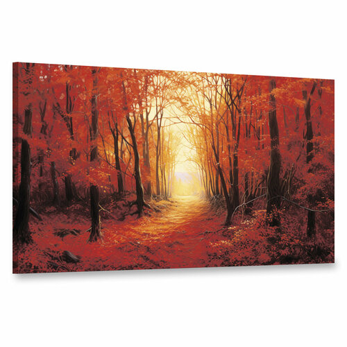 Интерьерная картина 100х60 "Осенняя аллея"