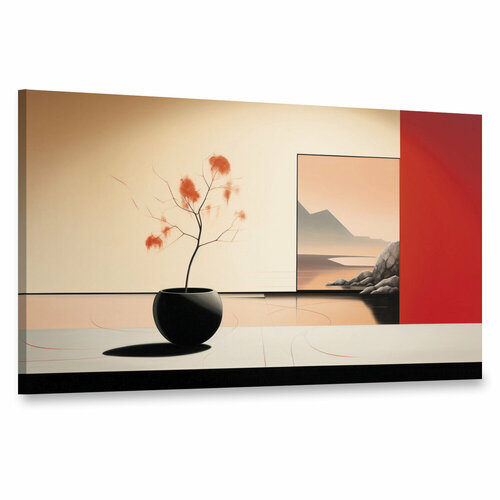 Интерьерная картина 100х60 "Минимализм: эстетика простоты"
