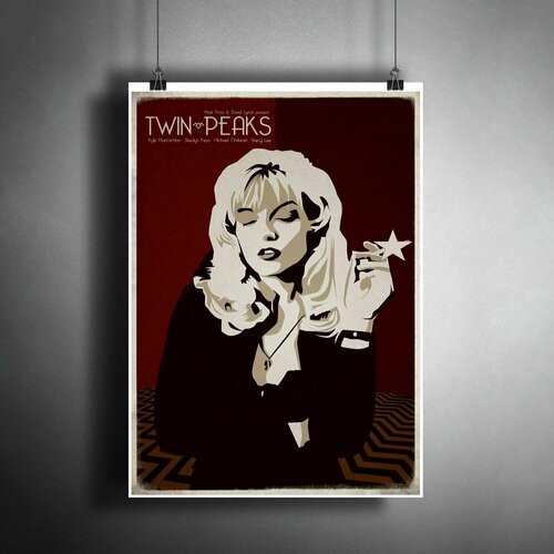 Постер плакат для интерьера "Сериал Дэвида Линча: Твин Пикс. Twin Peaks" / Декор дома, офиса, комнаты, квартиры, детской A3 (297 x 420 мм)