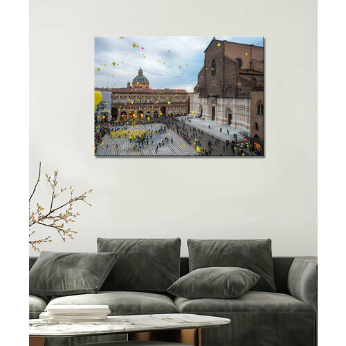 Картина/Картина на холсте для интерьера/Картина на стену/Картина для кухни/ - Италия/Площадь Маджоре 3 40х60
