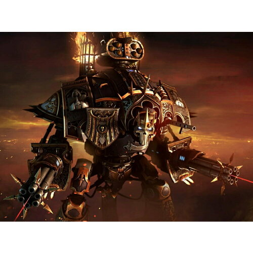 Плакат, постер на бумаге Warhammer 40000/Вархаммер/игровые/игра/компьютерные герои персонажи. Размер 21 х 30 см