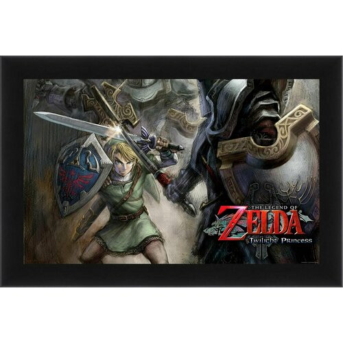 Плакат, постер на бумаге Zelda. Размер 21 х 30 см