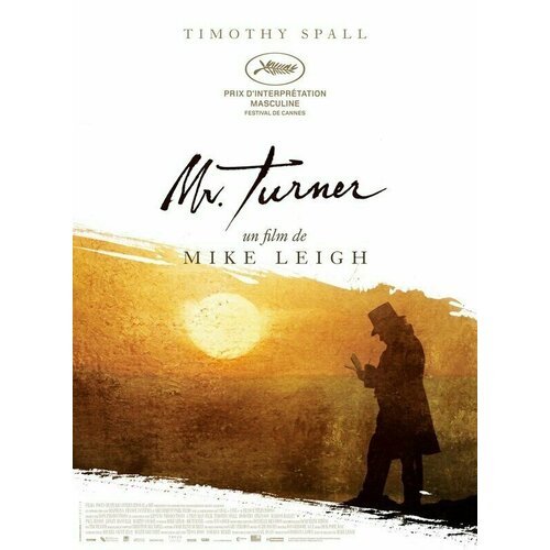 Плакат, постер на бумаге Уильям Тёрнер (Mr. Turner), Майк Ли. Размер 21 х 30 см