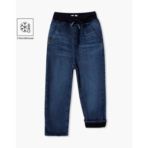 Джинсы  Gloria Jeans, размер 12мес/80, голубой