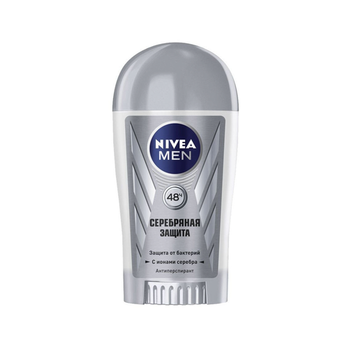 Нивея Серебряная защита / Nivea Silver Protect Дезодорант-антиперспирант мужской део-стик 48ч 40 мл