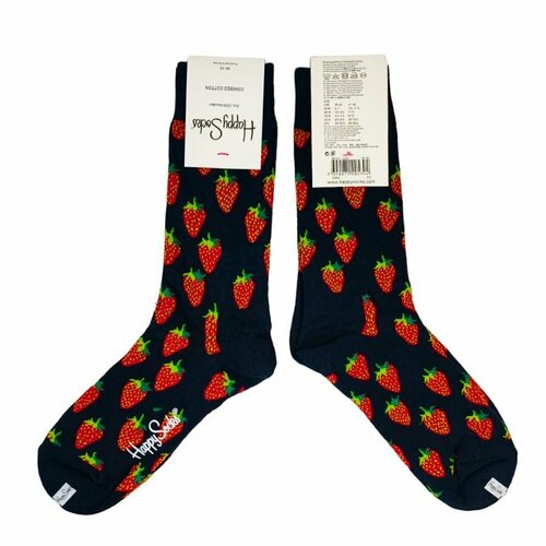 Носки Happy Socks, размер 36-40, красный, розовый, черный