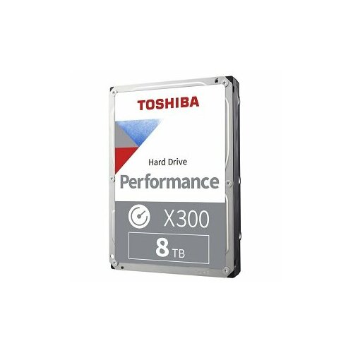Жесткий диск HDD 8.0Tb Toshiba, SATA-III, 128Mb, 7200rpm X300 (HDWR480UZSVA)