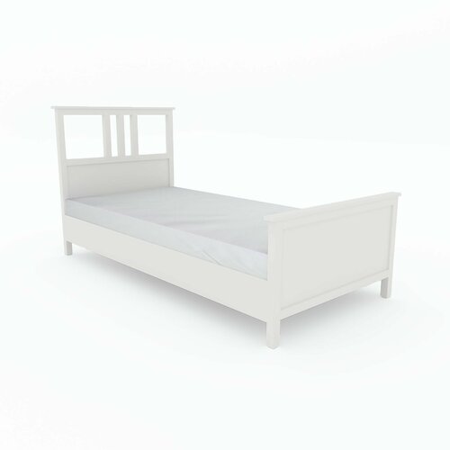 Кровать односпальная ГУД ЛАКК Лагом, 90х200 см, белая