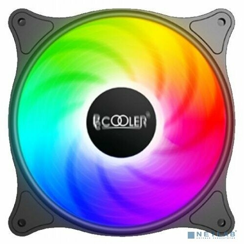 PCCooler Вентиляторы PCCooler Вентилятор FX-120-3 FIXED COLOR FAN 120x120x25mm (3pin+Molex, пит. от мат. платы и БП, 1320 об/мин) Retail