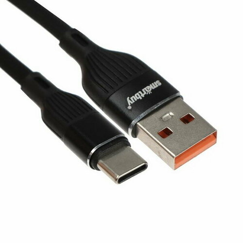 Кабель S72, Type-C - USB, 3 А, 1 м, зарядка + передача данных, черный