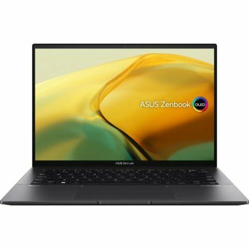 Ноутбук Asus Zenbook 14 UM3402YA-KP660 Ryzen 7 7730U 16Gb SSD1Tb AMD Radeon 14 IPS WQXGA (2560x1600) noOS black WiFi BT Cam Bag (90NB0W95-M014W0)