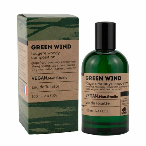 Delta parfum Туалетная вода мужская Vegan Man Studio Green Wind, 50мл