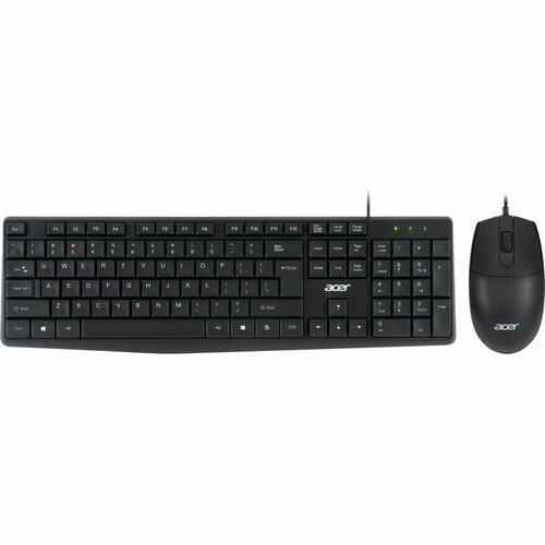 Набор клавиатура+мышь Acer OMW141 кл/мышь: черный USB (ZL. MCEEE.01M)