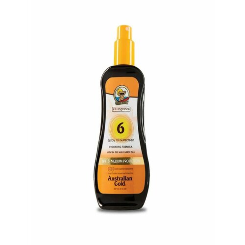 Солнцезащитный спрей для загара с морковным маслом Australian Gold - SPF 6 Spray Carrot Oil 237 мл.