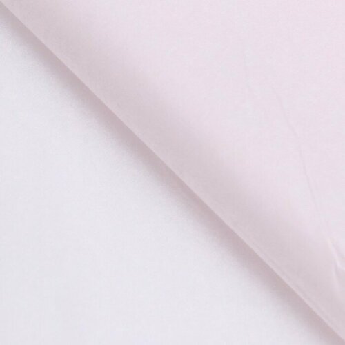Бумага упаковочная тишью, светло-розовая, 50 х 66 см(10 шт.)