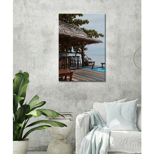 Картина/Картина на холсте для интерьера/Картина на стену/Картина для кухни/ - Тайланд пляж 1 30х40