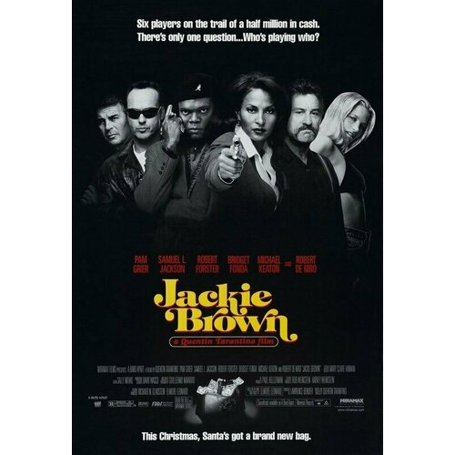 Плакат, постер на холсте Джеки Браун (Jackie Brown), Квентин Тарантино. Размер 30 х 42 см
