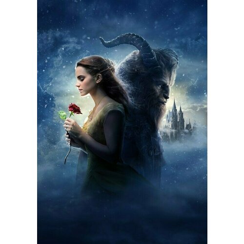 Плакат, постер на холсте Красавица и чудовище (Beauty and the Beast), Билл Кондон. Размер 30 х 42 см