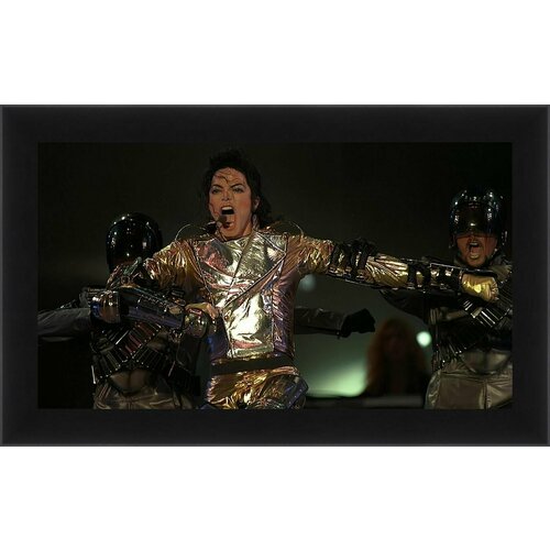 Плакат, постер на холсте Майкл Джексон. Michael Jackson. Размер 30 х 42 см
