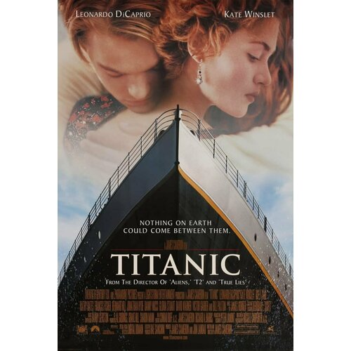 Плакат, постер на холсте Титаник (Titanic, 1997г). Размер 42 х 60 см